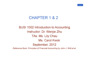 ACCT1101 Ch 12 Assignment - Introduction to Financial Accounting - Studocu