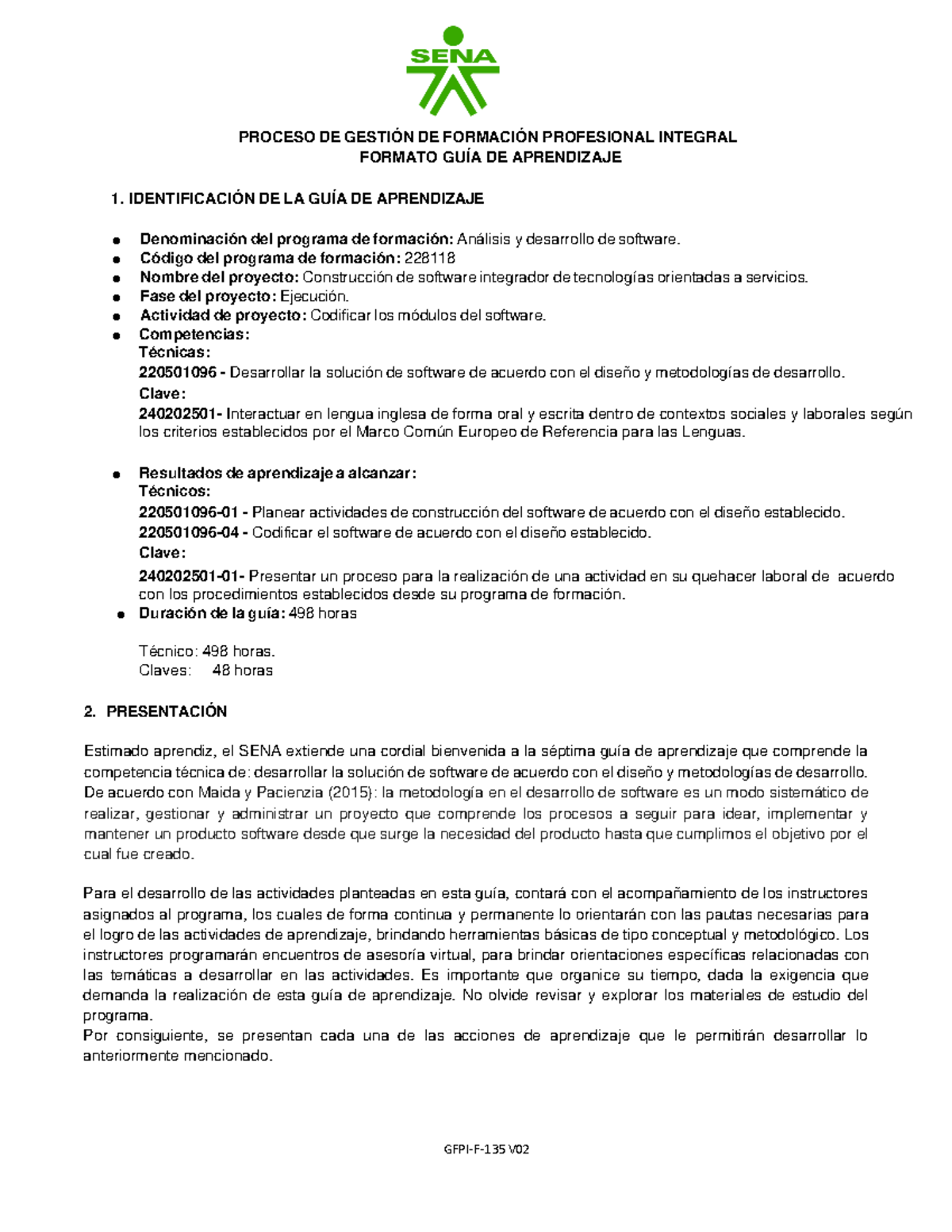Guía de Aprendizaje 07: Desarrollo de Software y Herramientas de ...