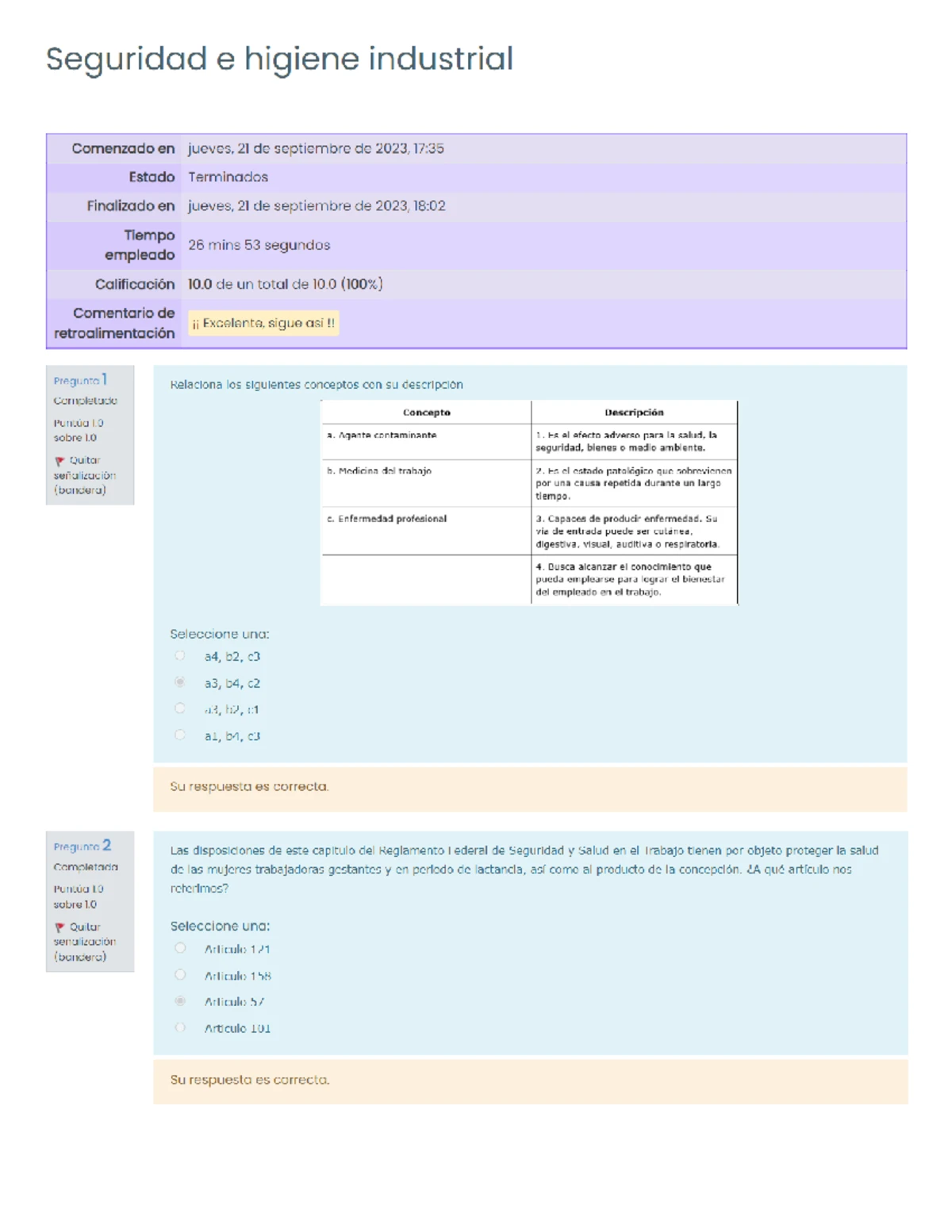 Examen 1: Seguridad e Higiene Industrial - Notas y Resumen - Studocu