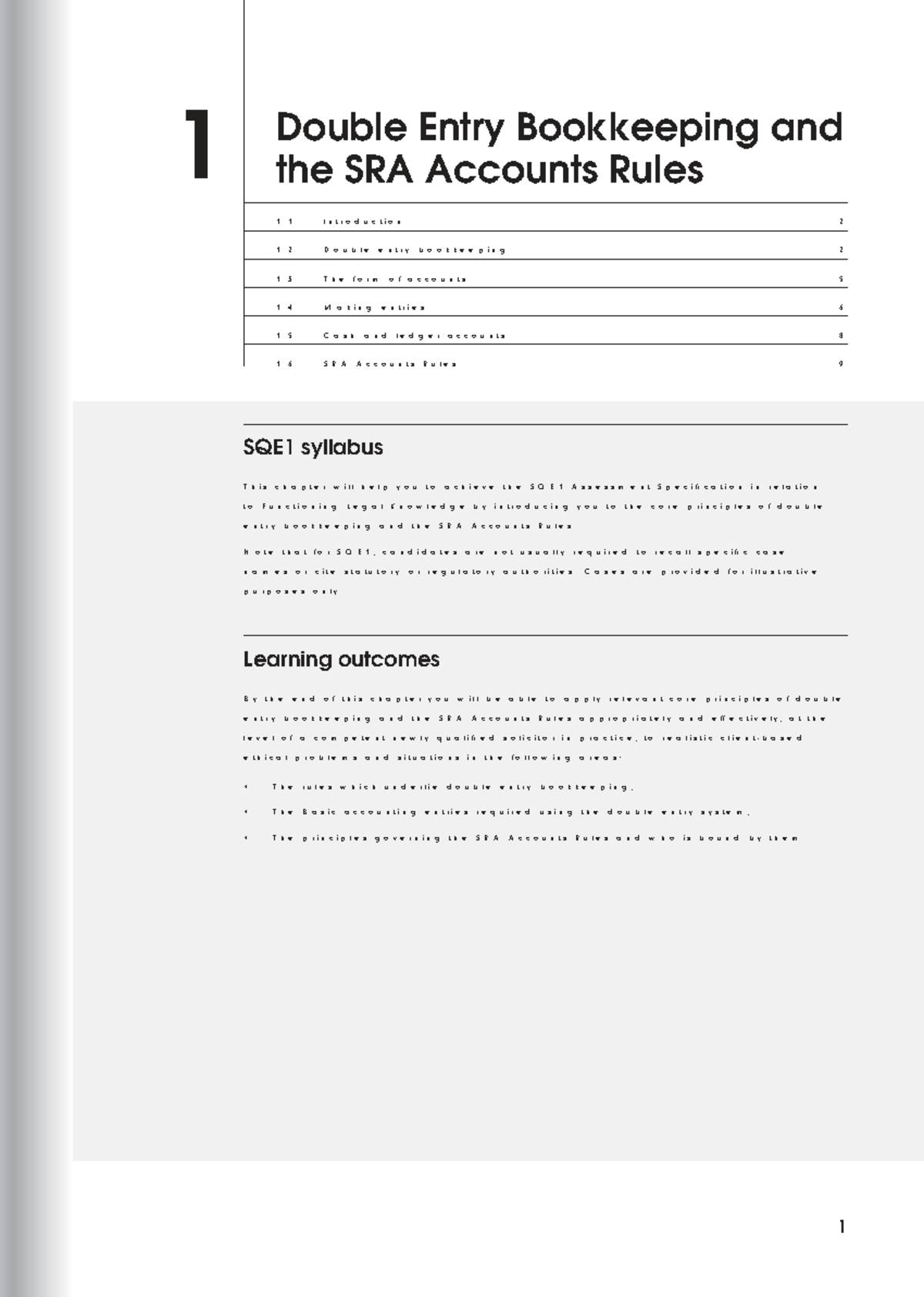 Double Entry Bookkeeping & SRA Accounts Rules for Solicitors (SQE1 ...