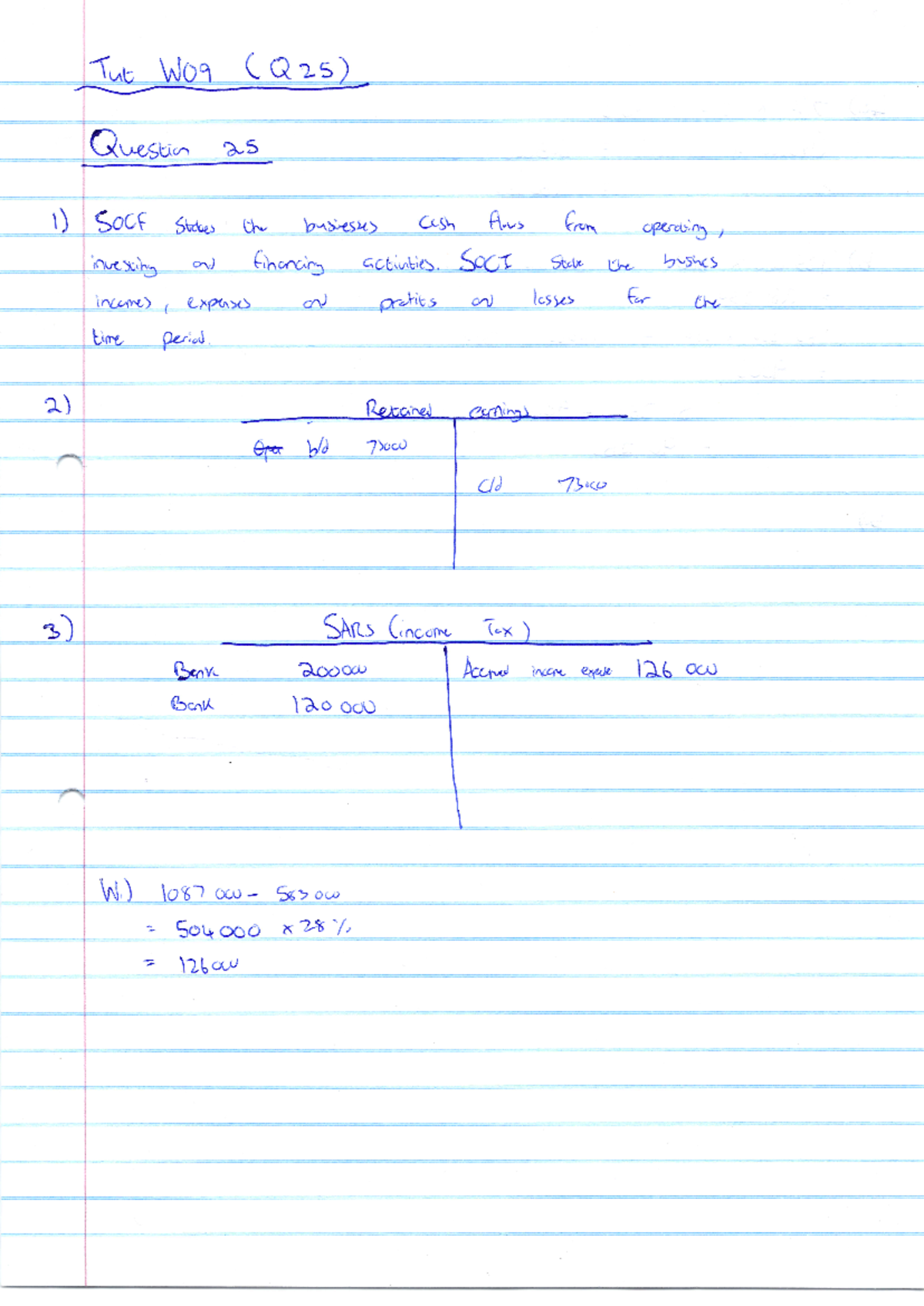 W09 Submission - Week 9 Tutorial Notes and Insights - Studocu