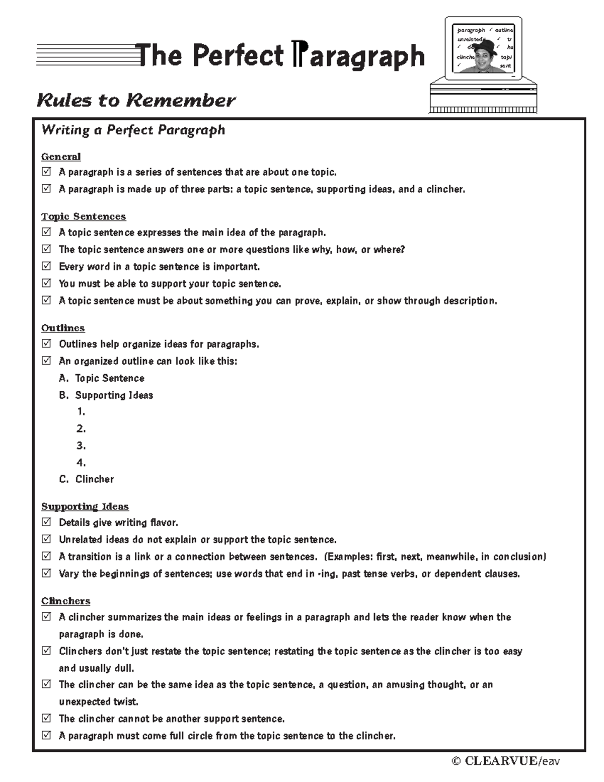 Writing the Perfect Paragraph: Things to Remember - Rules to Remember ...