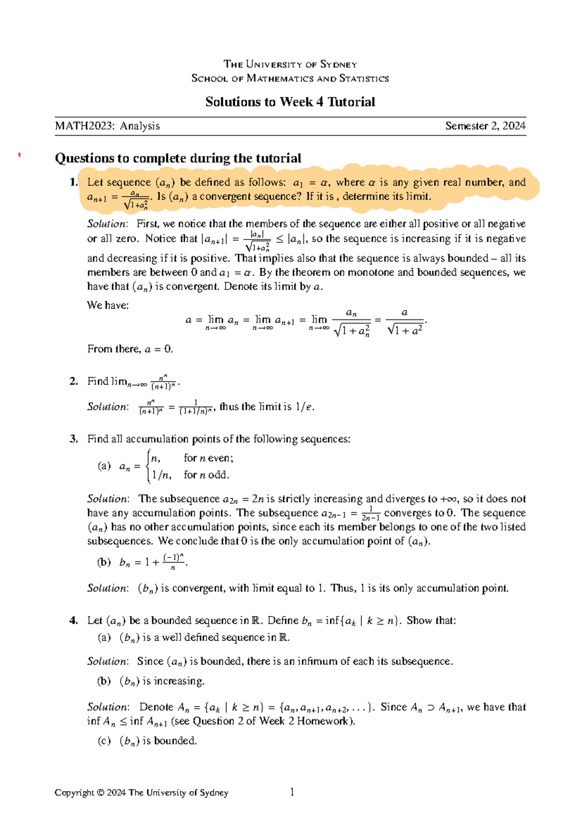 Solutions to week 4 tutorial - T!”U#$%”&’$() *+S),#”) S-!**. *+M/(!”0 ...