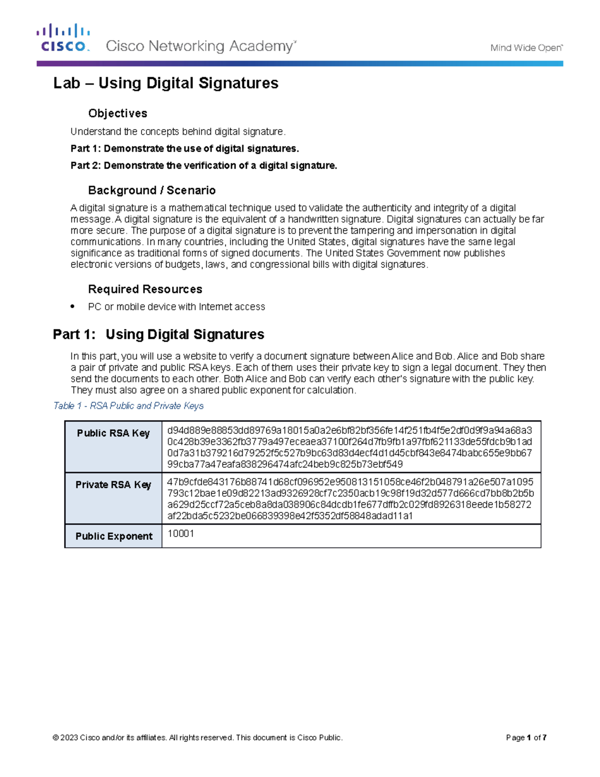 Lab Assignment 9: Exploring Digital Signatures and Their Validation ...
