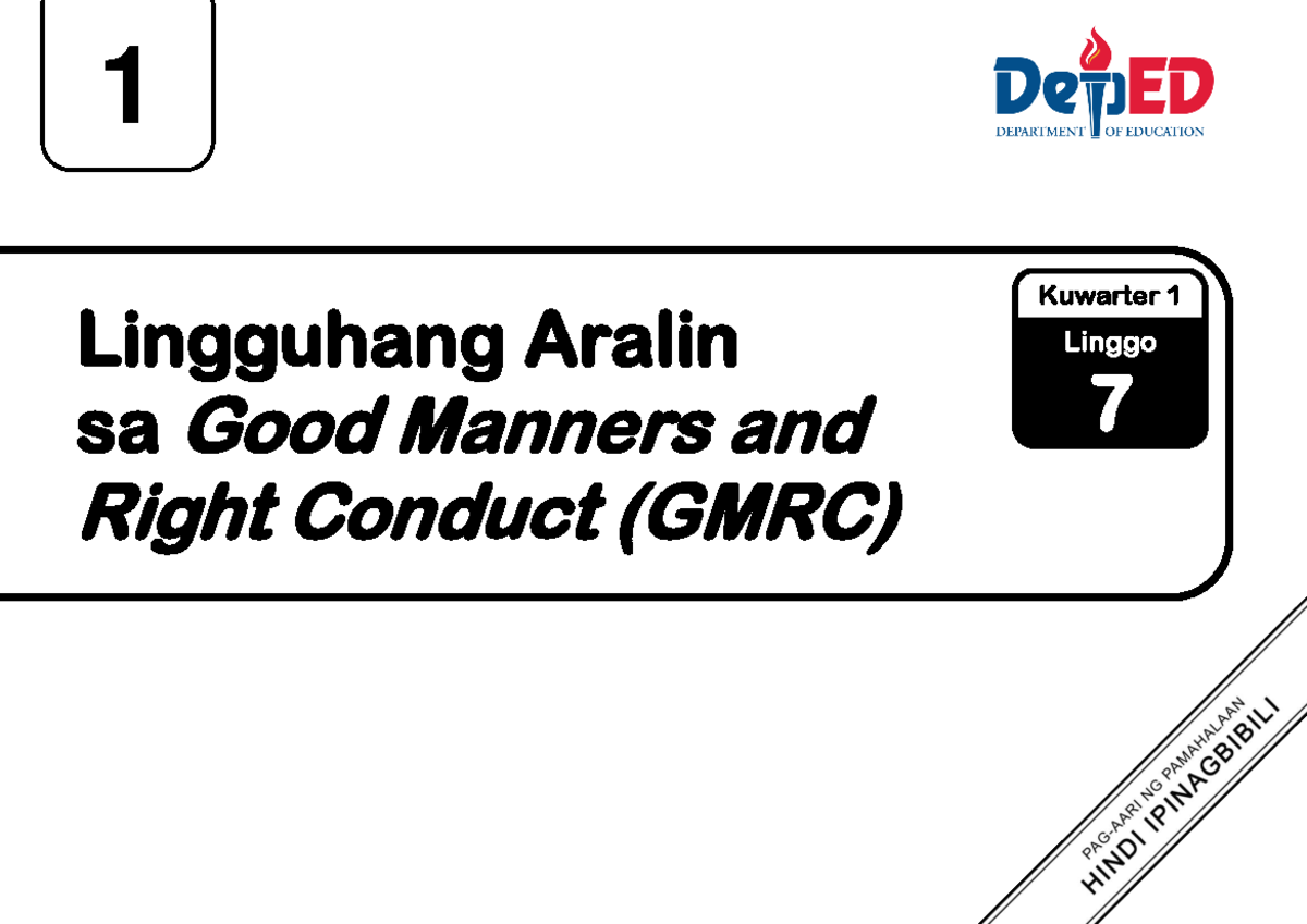 LE GMRC-1 Q1 Week-7 v - im a student and from Danao city - Lingguhang ...