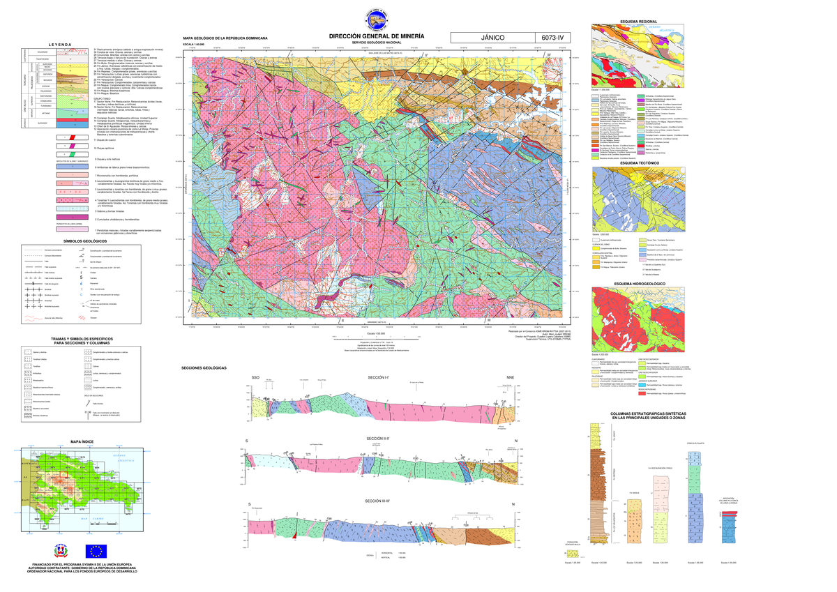 Mapa Geológico 6073-IV: Análisis Detallado del Área Jánico - Studocu