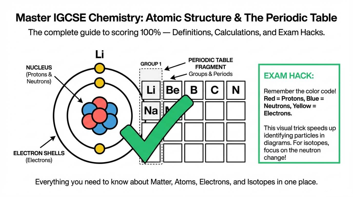 Master IGCSE Chemistry: Atomic Structure & Periodic Table Guide - Studocu