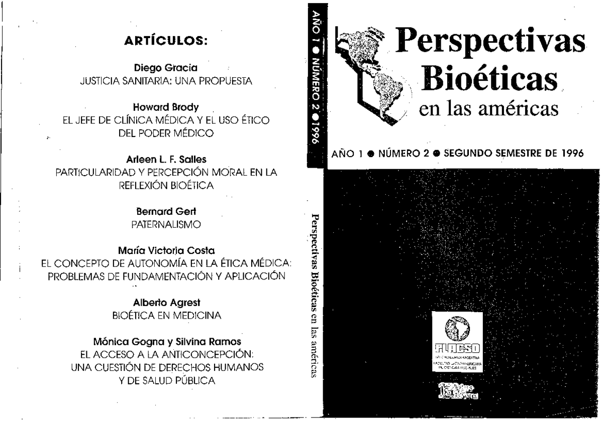 Revisión del Concepto de Autonomía en la Ética Médica - Studocu