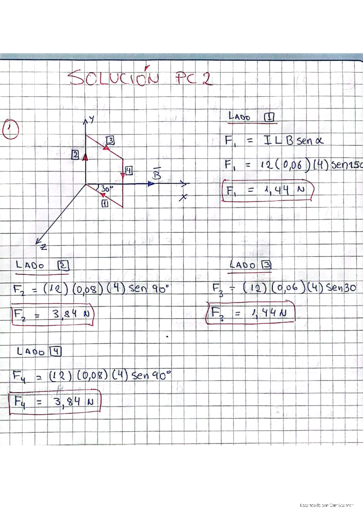 PC2 DE FUNDAMENTOS DE Electromagnetismo: Solución Detallada - Studocu