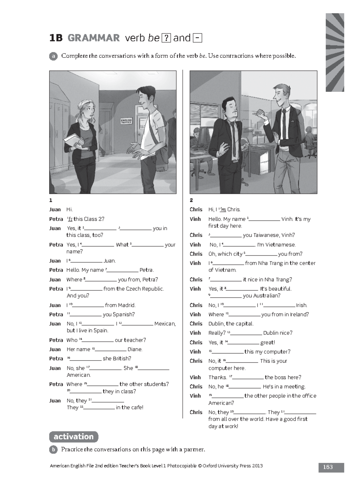 VERB TO BE - PRACTICE EXERCISES (AENG 101) - Studocu
