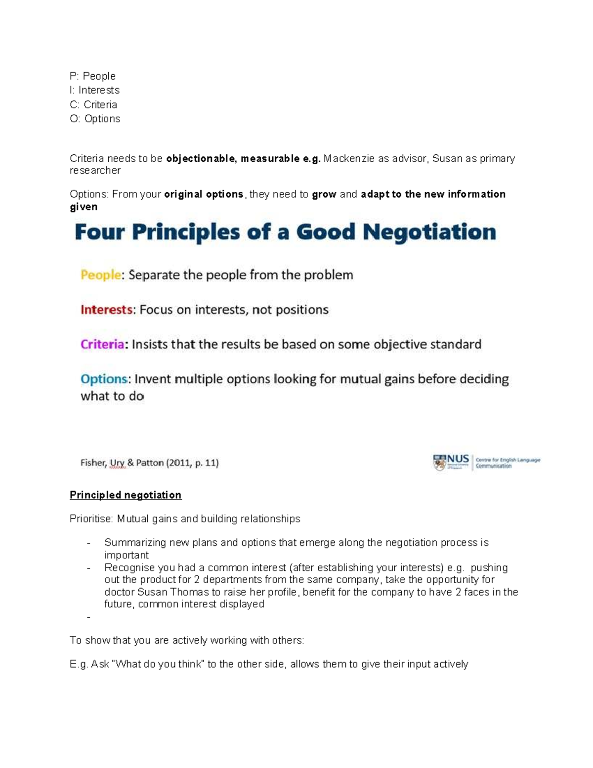 ES2002 Wk 11: Negotiation Strategies and Techniques Notes - Studocu