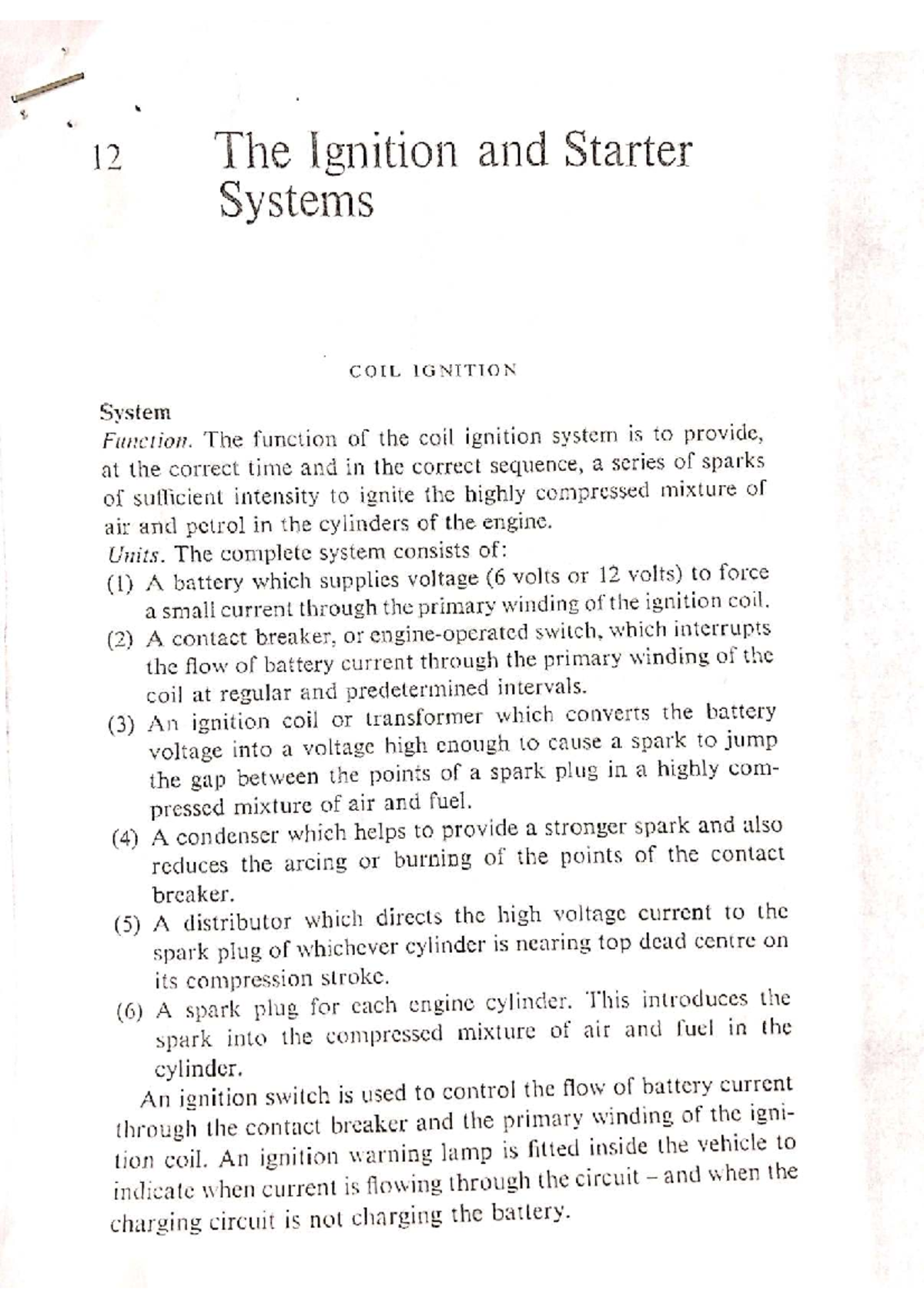 12 COIL IGNITION System Function: Understanding Components & Operation ...