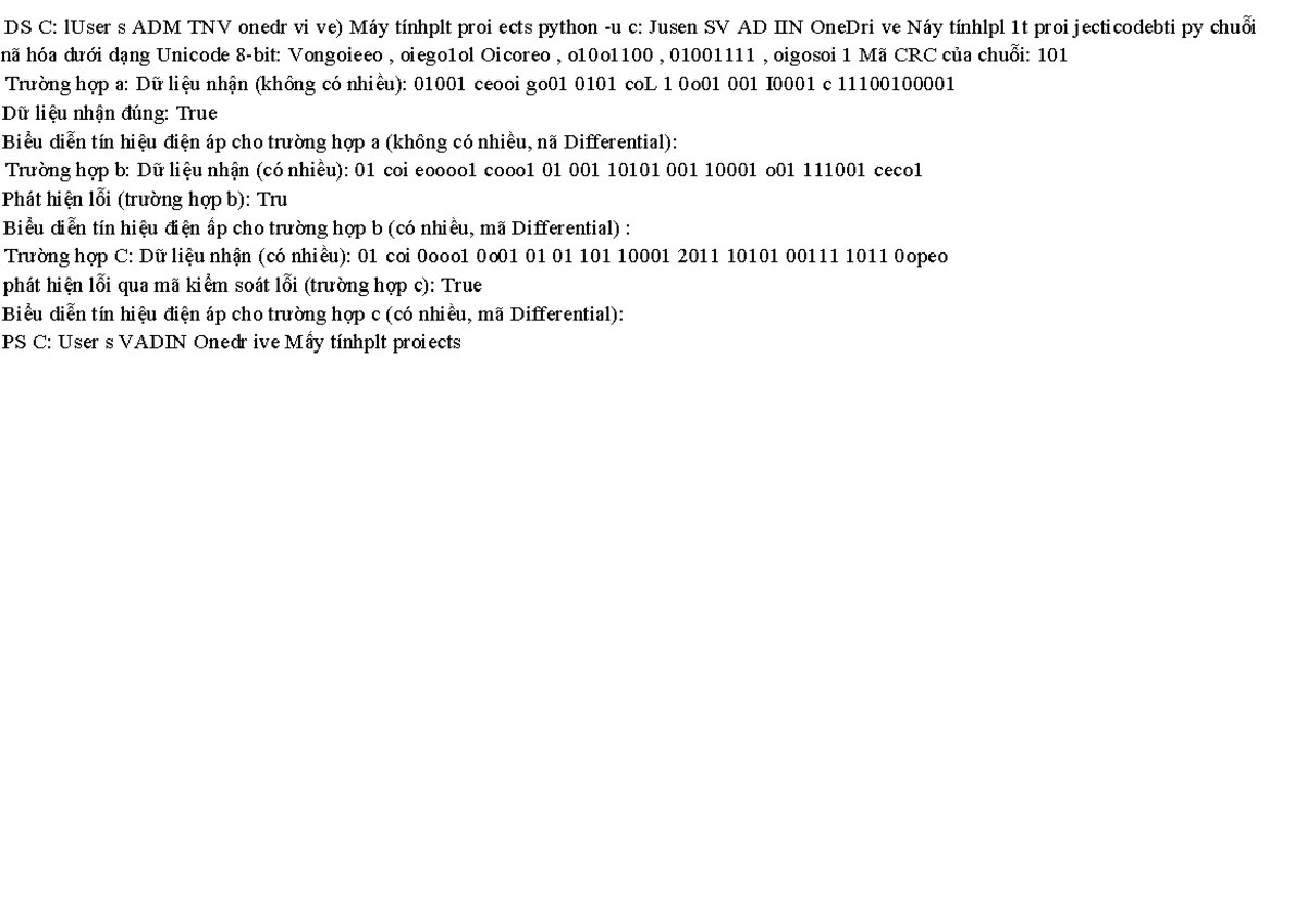 CS 101: Python Unicode Encoding and Error Detection Analysis - Studocu