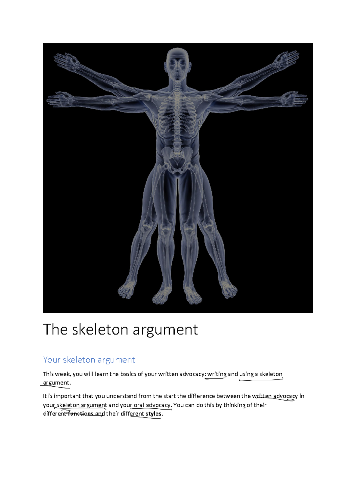 LBM 603 W Writing Effective Skeleton Arguments: A Guide for Students ...