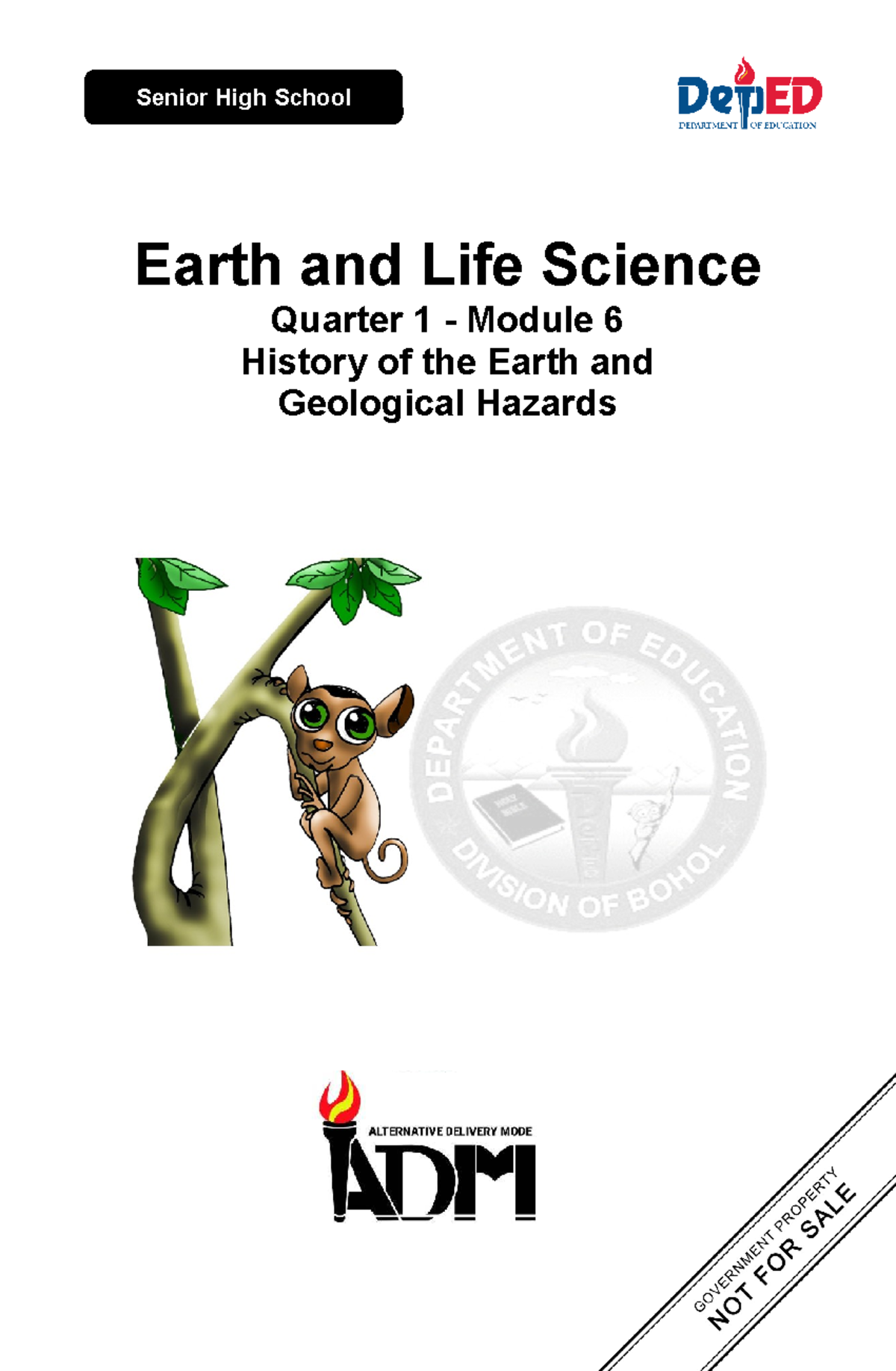 ELS Q1 Module 6: History of Earth & Geological Hazards - Studocu