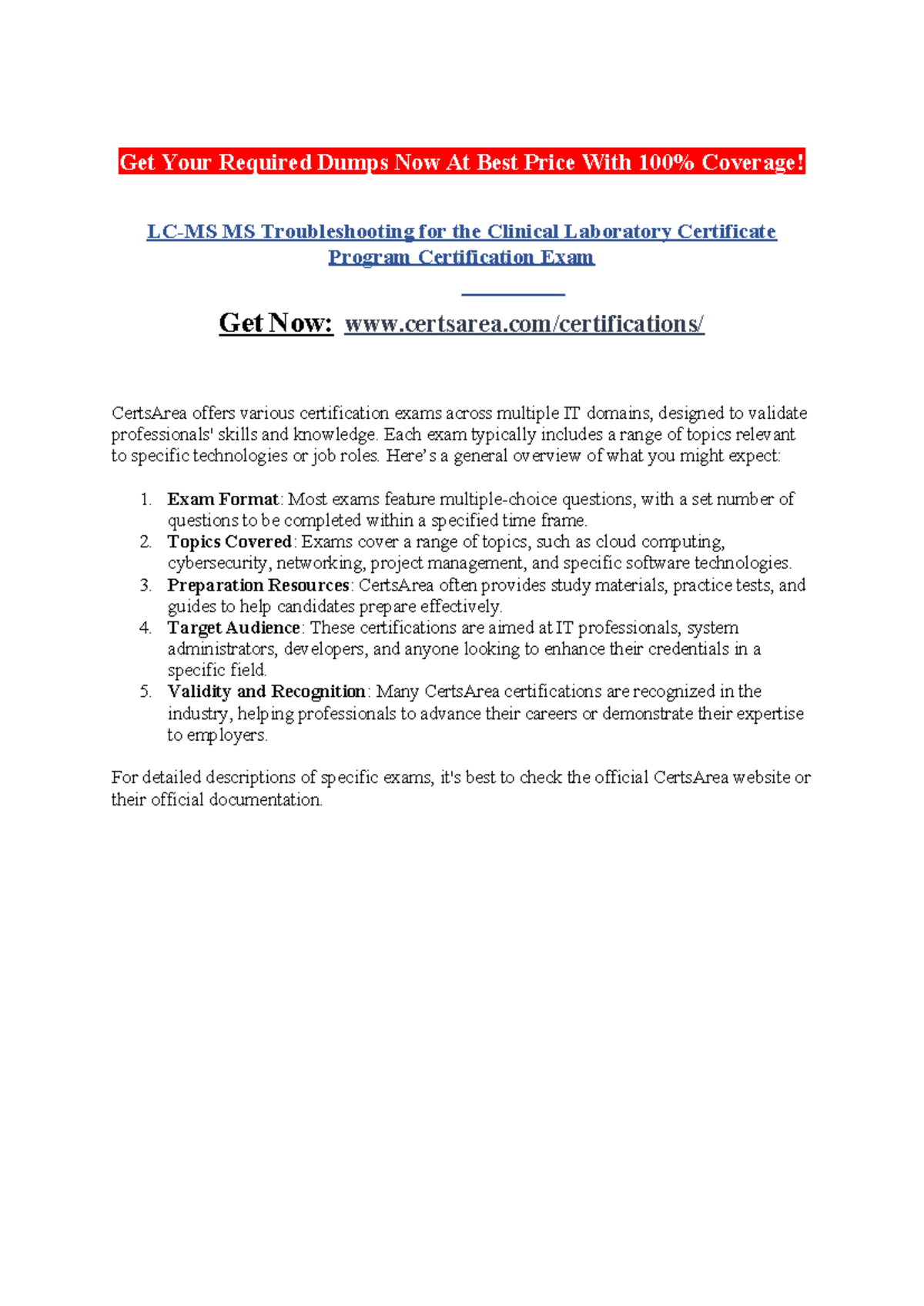LC-MS MS Troubleshooting for the Clinical Laboratory Certificate ...