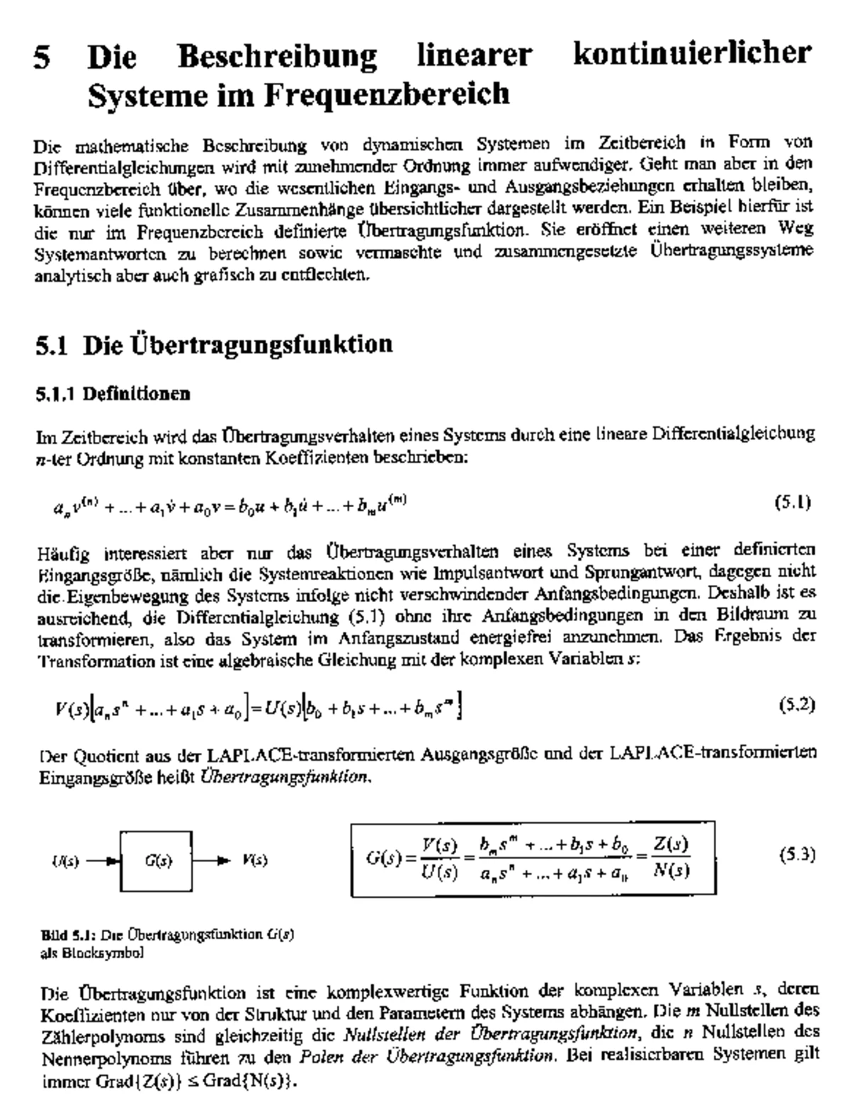 1- Begriffe und Symbole der Regelungstechnik - Das stetige internationale Definitionen - Studocu