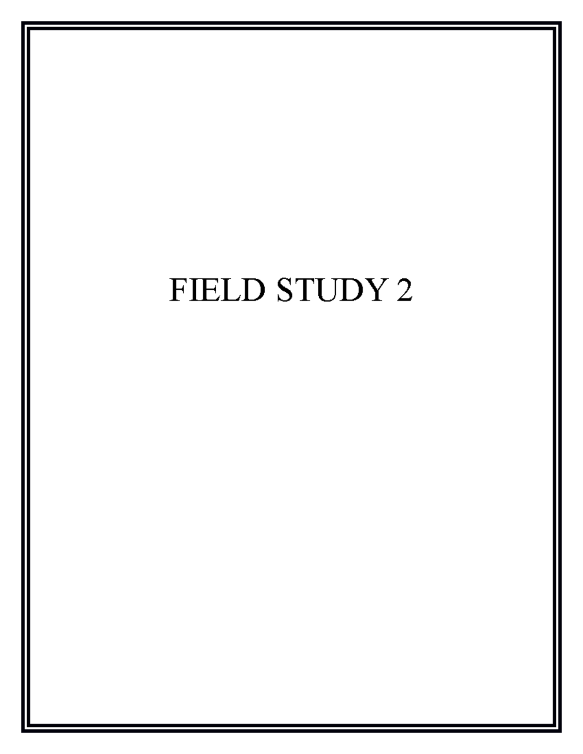 Field Study 2 Episode 8: Classroom Routines and Online Learning ...
