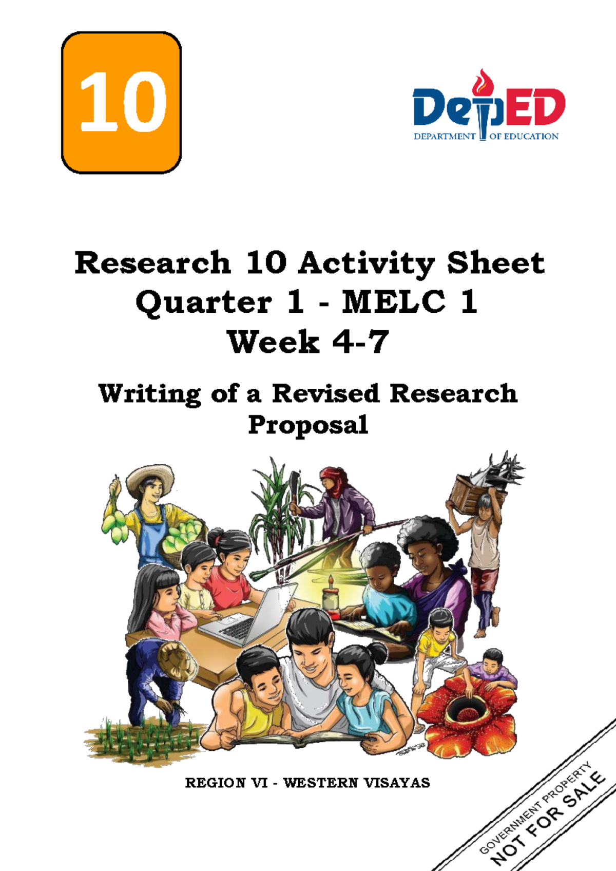 Research 10 Activity Sheet Q1: Writing a Revised Research Proposal ...
