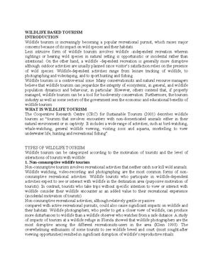Smith’S Tourist Typology 5 - SMITH’S TOURIST TYPOLOGY In his book ...