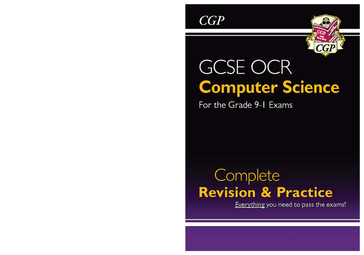 GCSE Computer Science OCR Revision & Practice Notes for Exams - Studocu