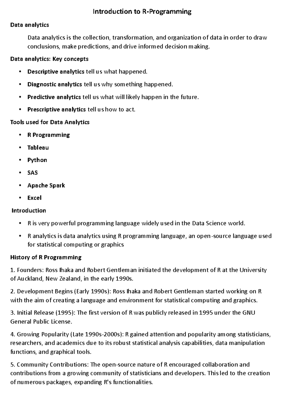 R-Programming-Notes: Comprehensive Overview of R Language Concepts ...