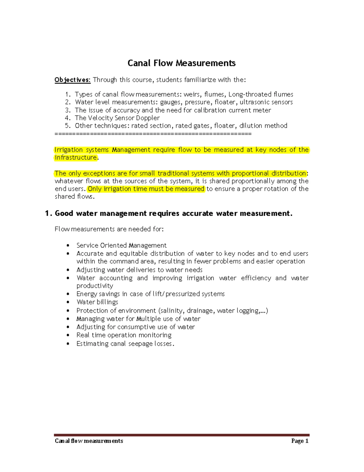Height of Collimation Method: Leveling Calculations & Comparisons - Studocu