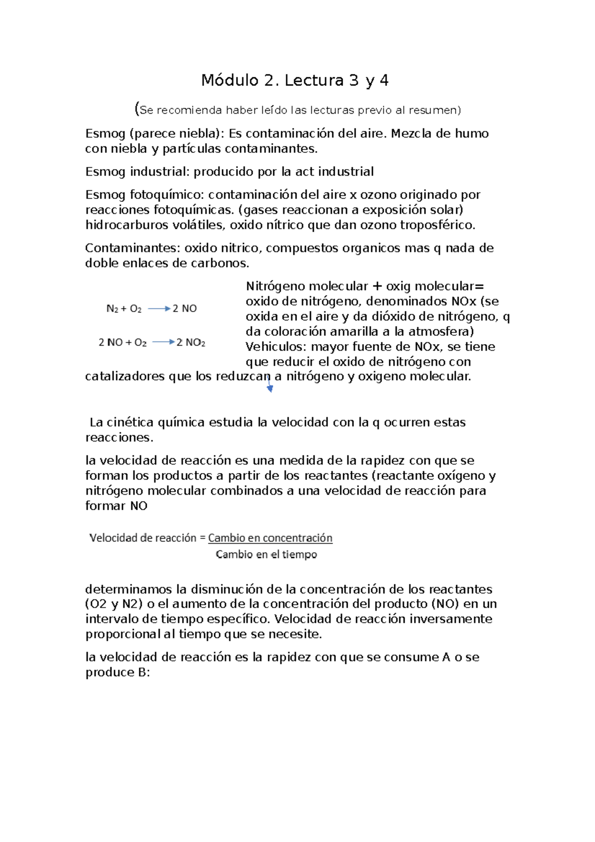 Módulo 2 - asdasa - Módulo 2. Lectura 3 y 4 (Se recomienda haber leído ...