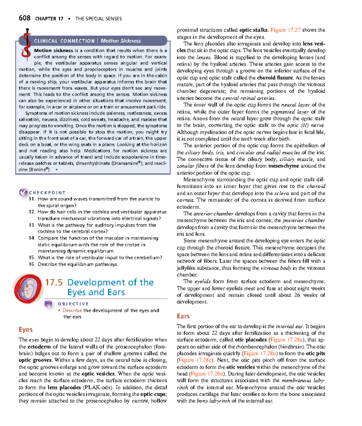 Anatomyand Physiology-214 - 608 CHAPTER 17 • THE SPECIAL SENSES ...