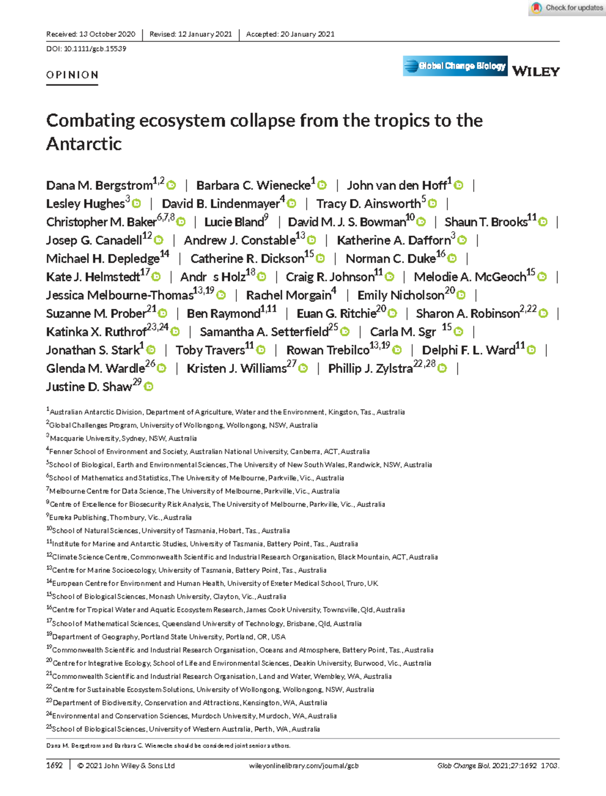 Bergstrom et al. 2021 GBC Markedup - 1692 | © 2021 J ohn W iley & S ons ...