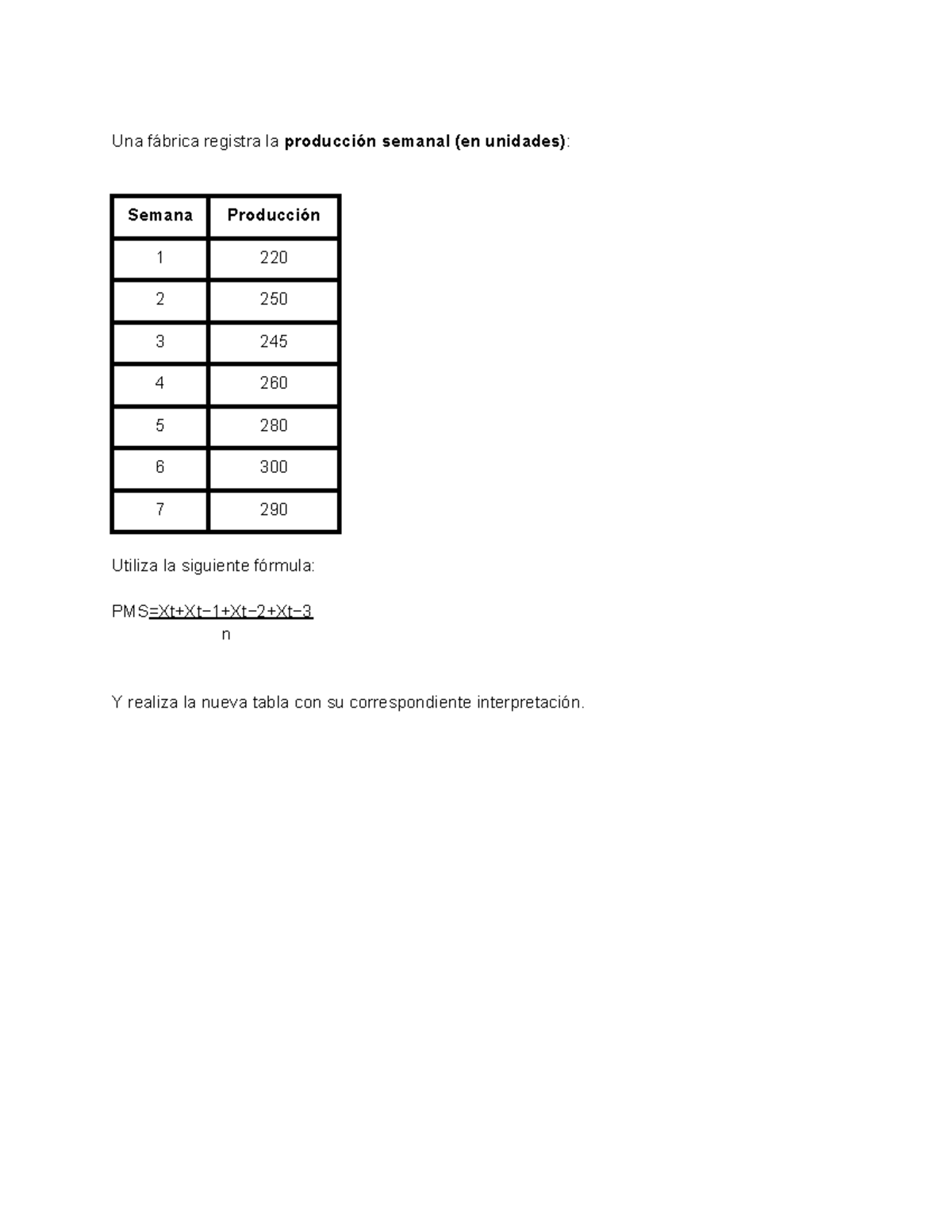 Promedio Móvil Simple y Análisis de Tendencias - HHJH - Studocu