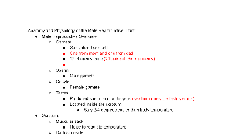 Anatomy and Physiology of Male & Female Reproductive Systems: Overview ...