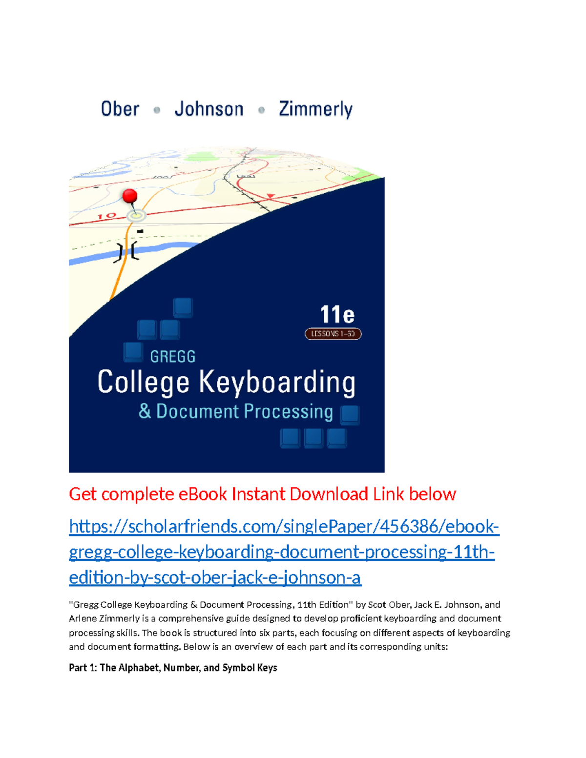 Gregg College Keyboarding & Document Processing 11th Ed Overview - Studocu