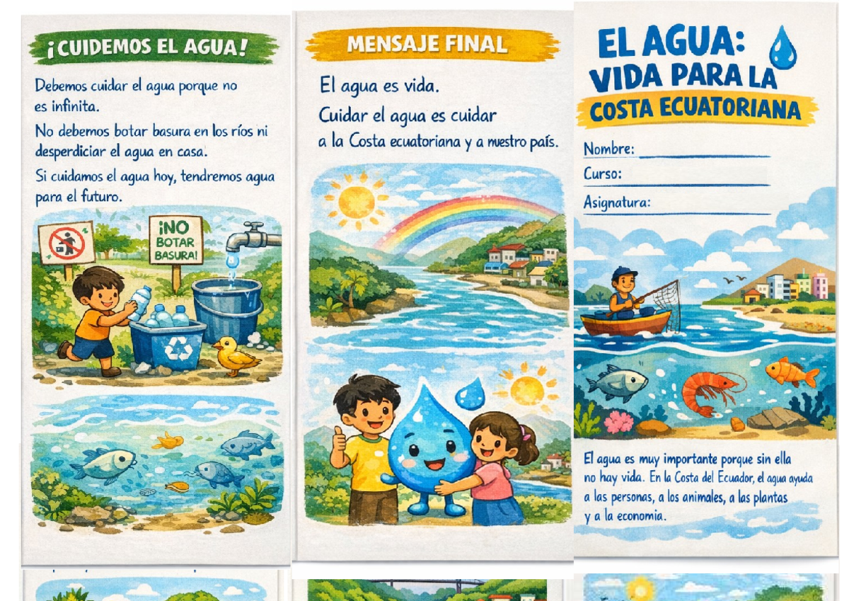 Tríptico: Importancia del Agua en la Costa Ecuatoriana - IAN - Studocu