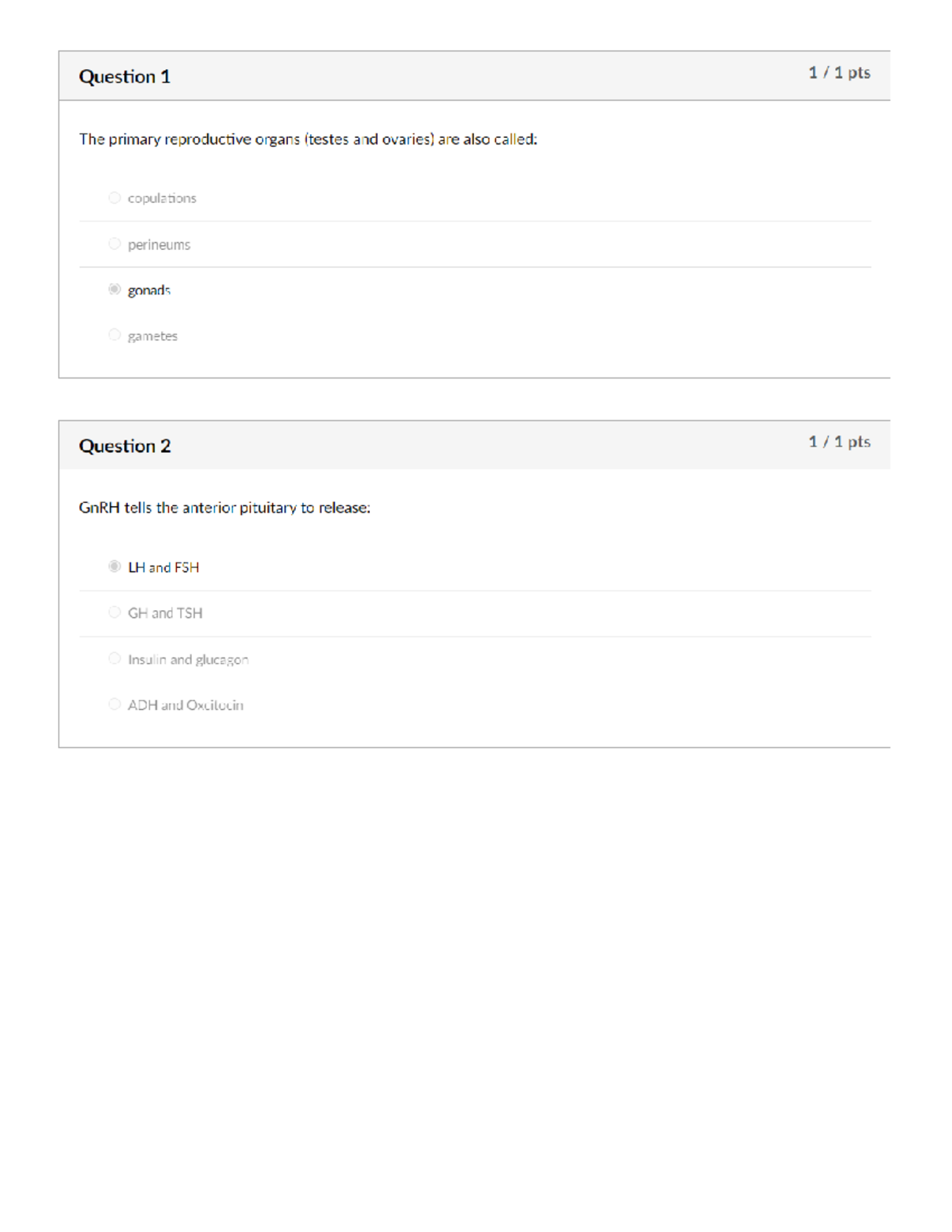 Chapter 28 - Reproductive System - Answers to quizzes - BIO 142 - Studocu