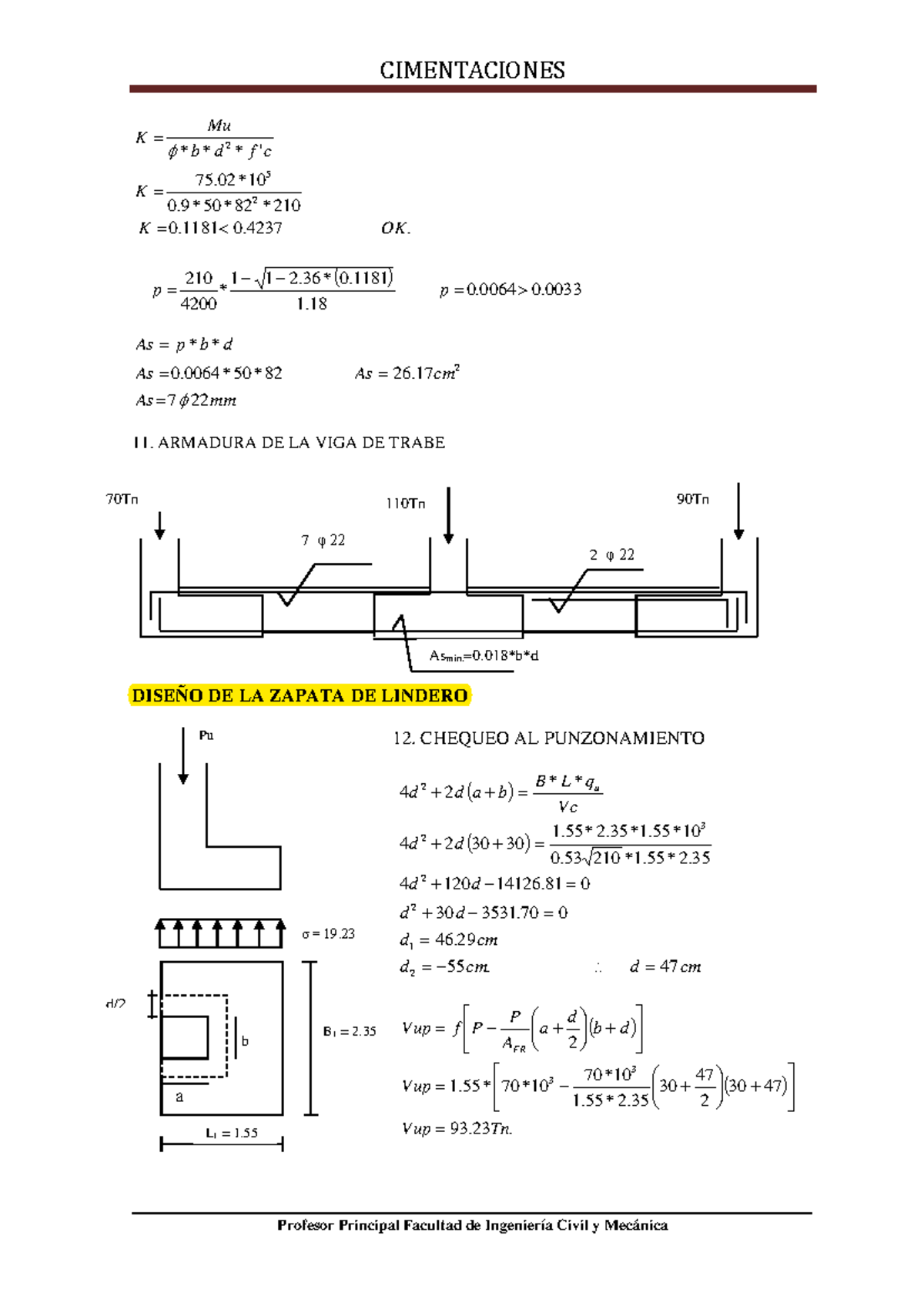 CIMENTACIONES - Apuntes de Diseño y Cálculo Estructural - Studocu