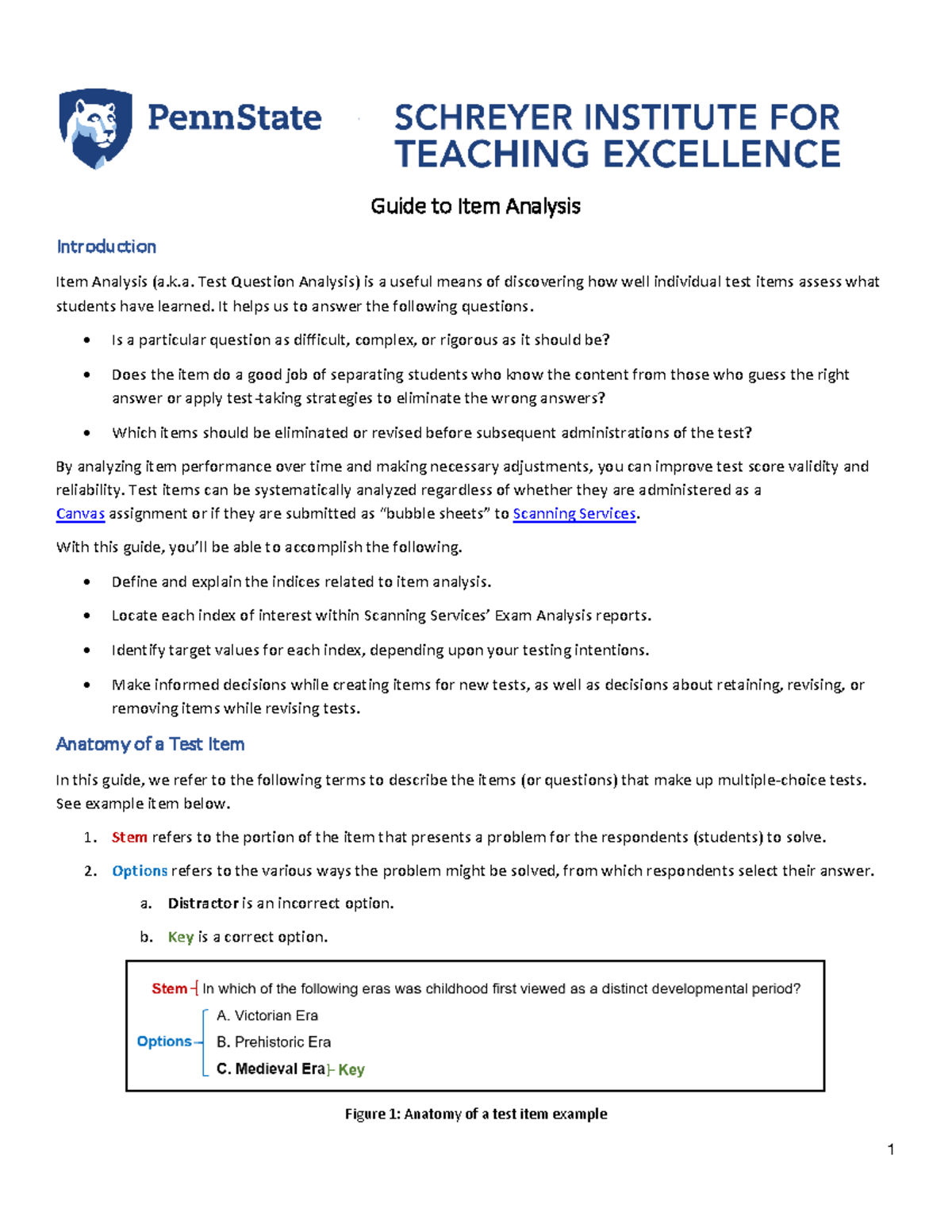 Guide to Item Analysis for Effective Test Design and Review - Studocu