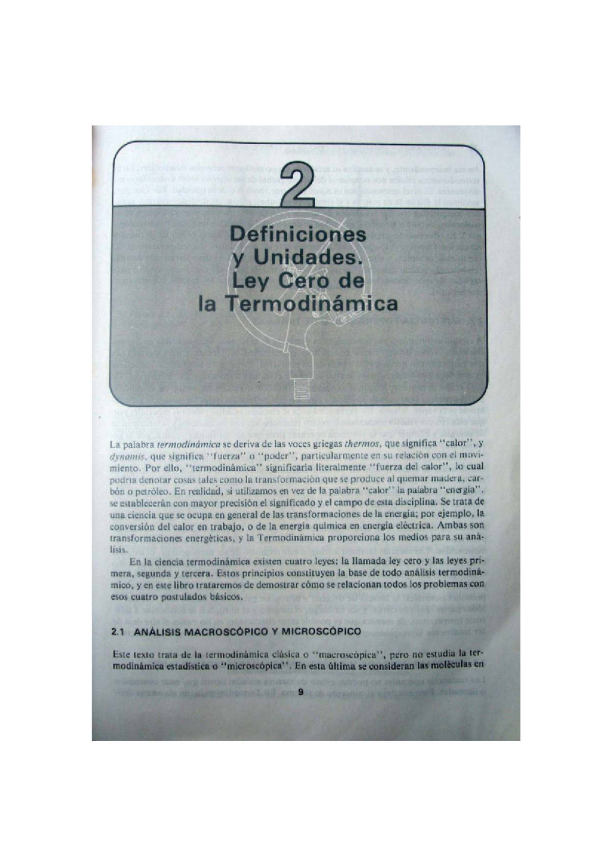 Ley Cero de la Termodinámica: Definiciones y Unidades (ING-101) - Studocu