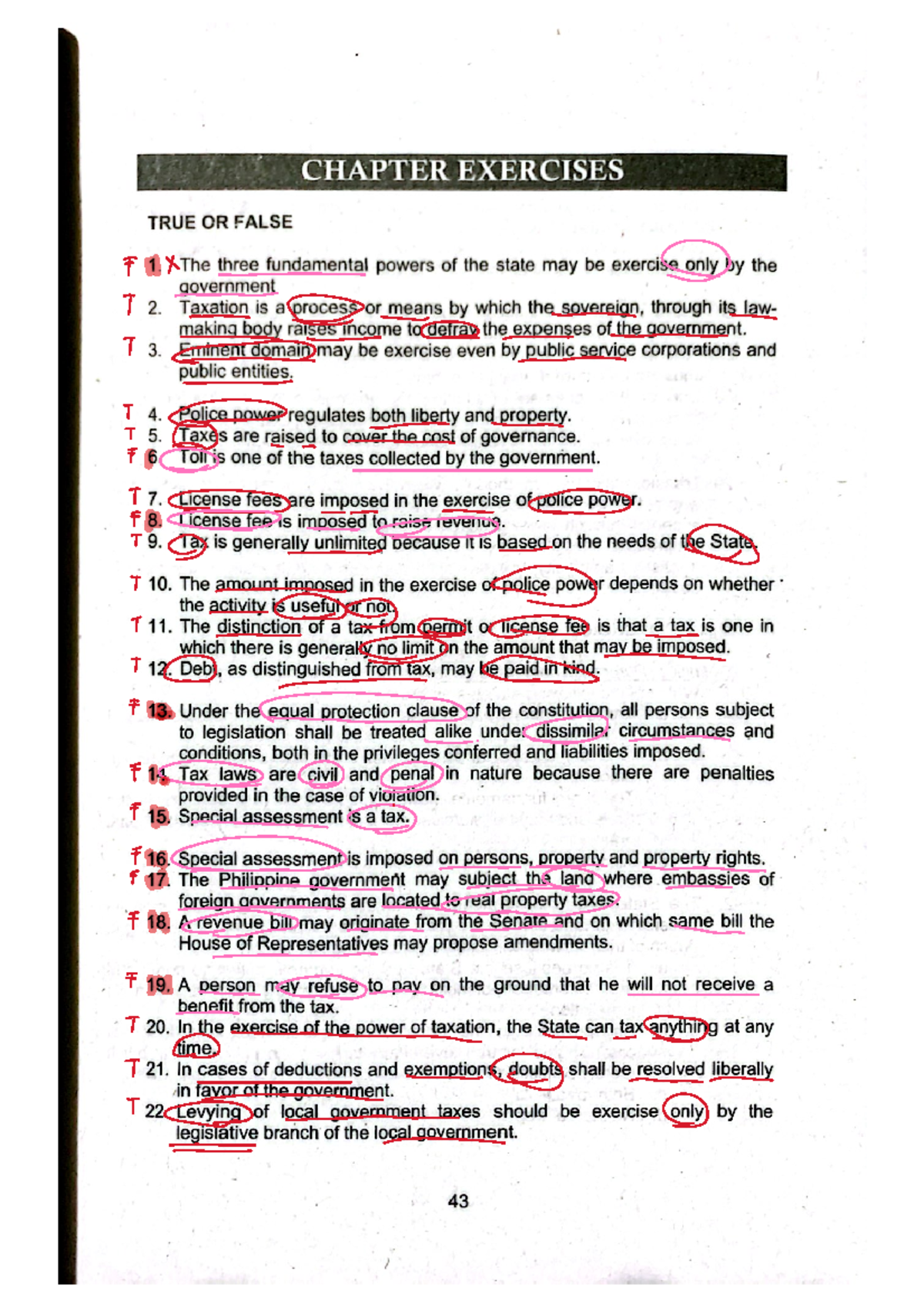 CHAPTER 1 TABAG MCQS - TRUE OR FALSE & MULTIPLE CHOICE ANSWERS - Studocu