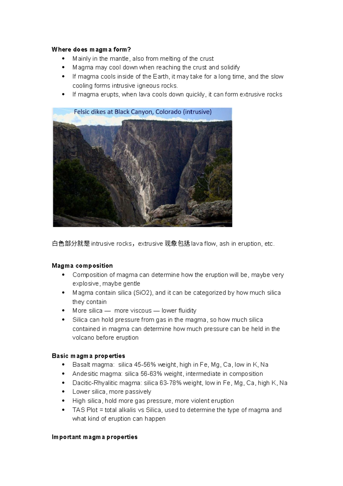 Magma Formation and Properties: Understanding Intrusive and Extrusive ...