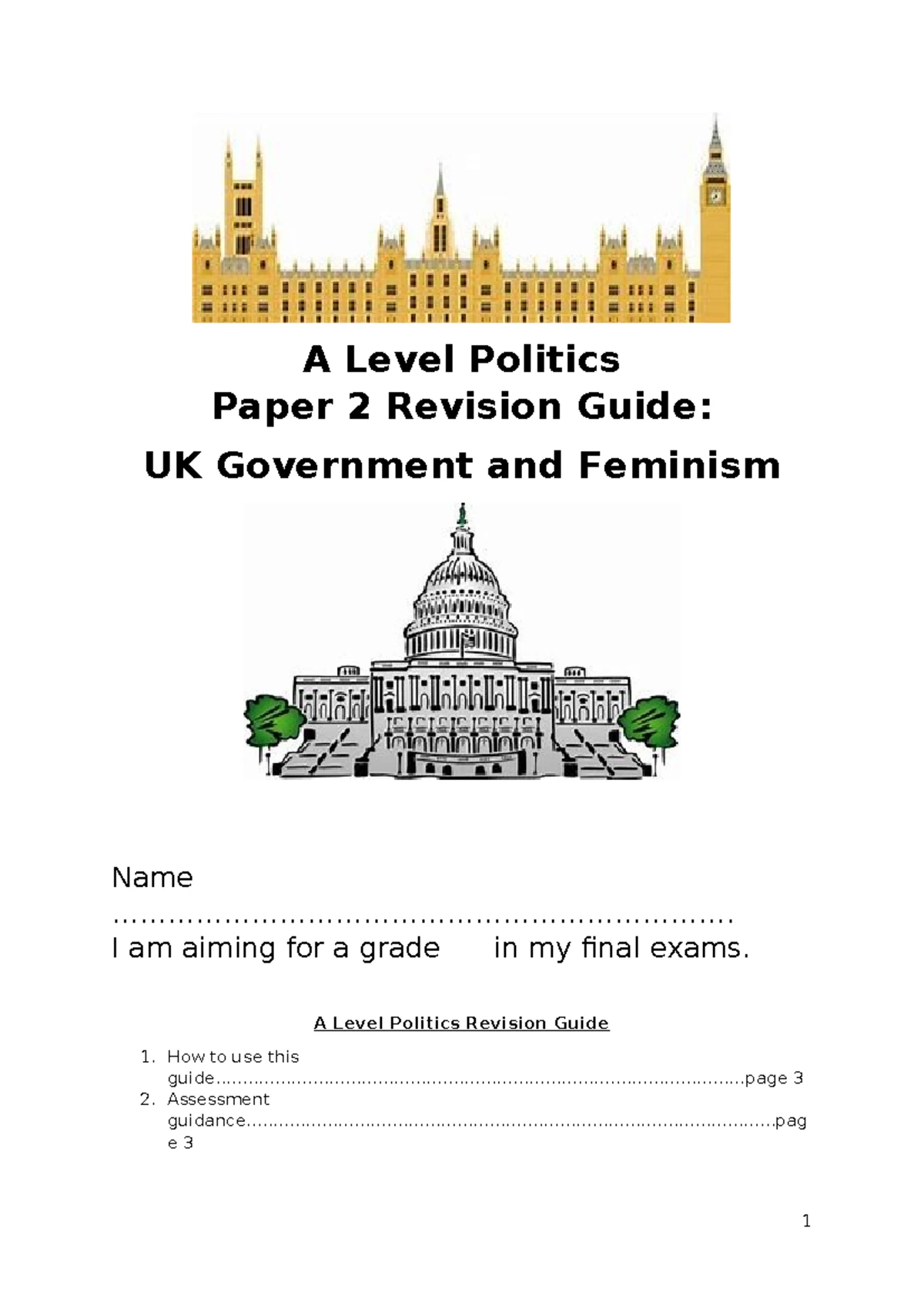Edexcel A-Level Politics Exam Topic Tracker (2019-2024) - Studocu