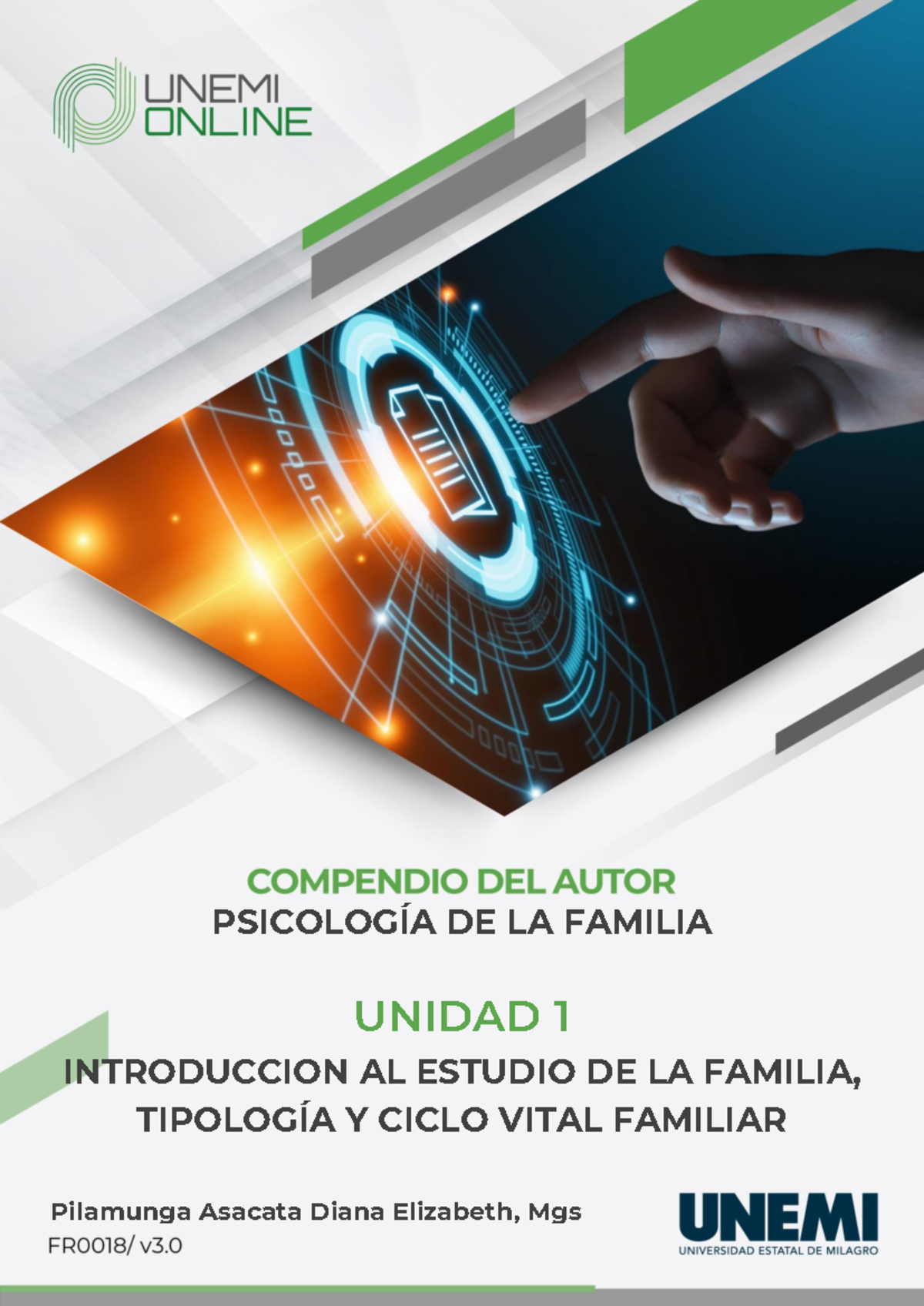 Pf 1 - PSICOLOGÍA DE LA FAMILIA UNIDAD 1 INTRODUCCION AL ESTUDIO DE LA ...