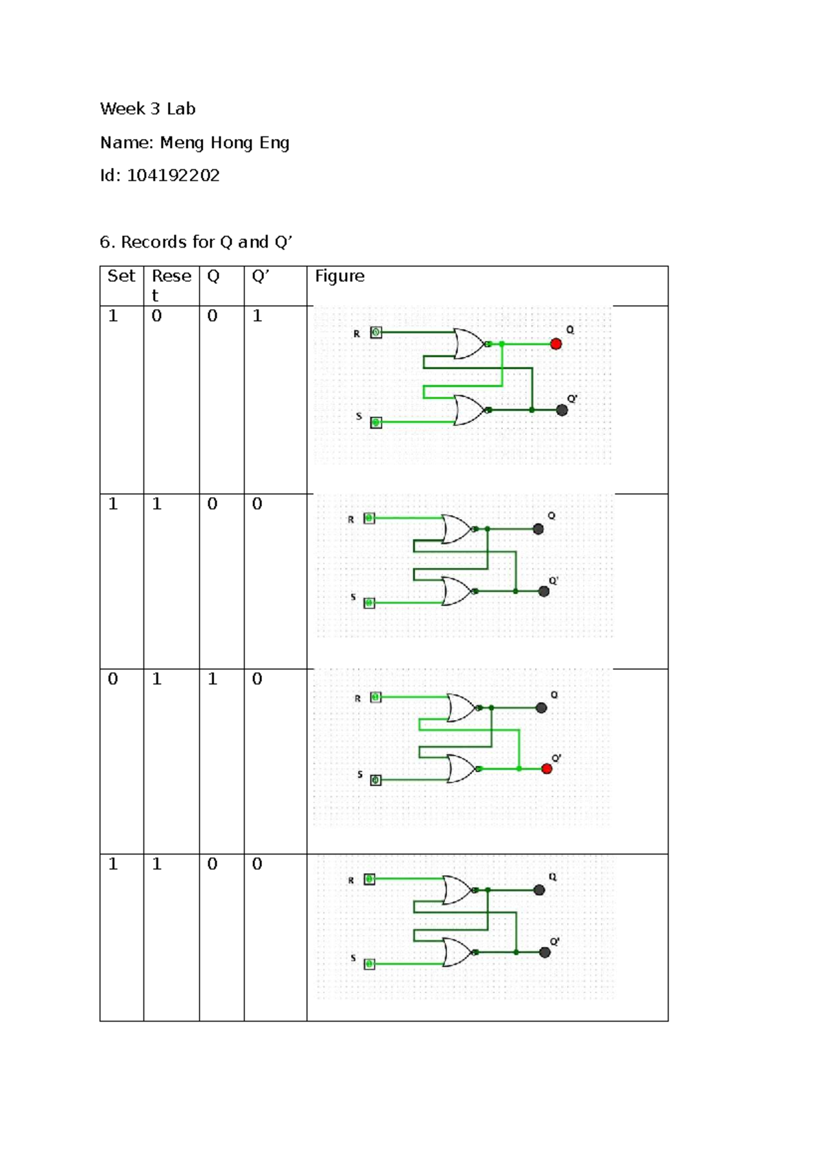 Week 3 Lab: D Flip-Flop and JK Flip-Flop Analysis - Studocu