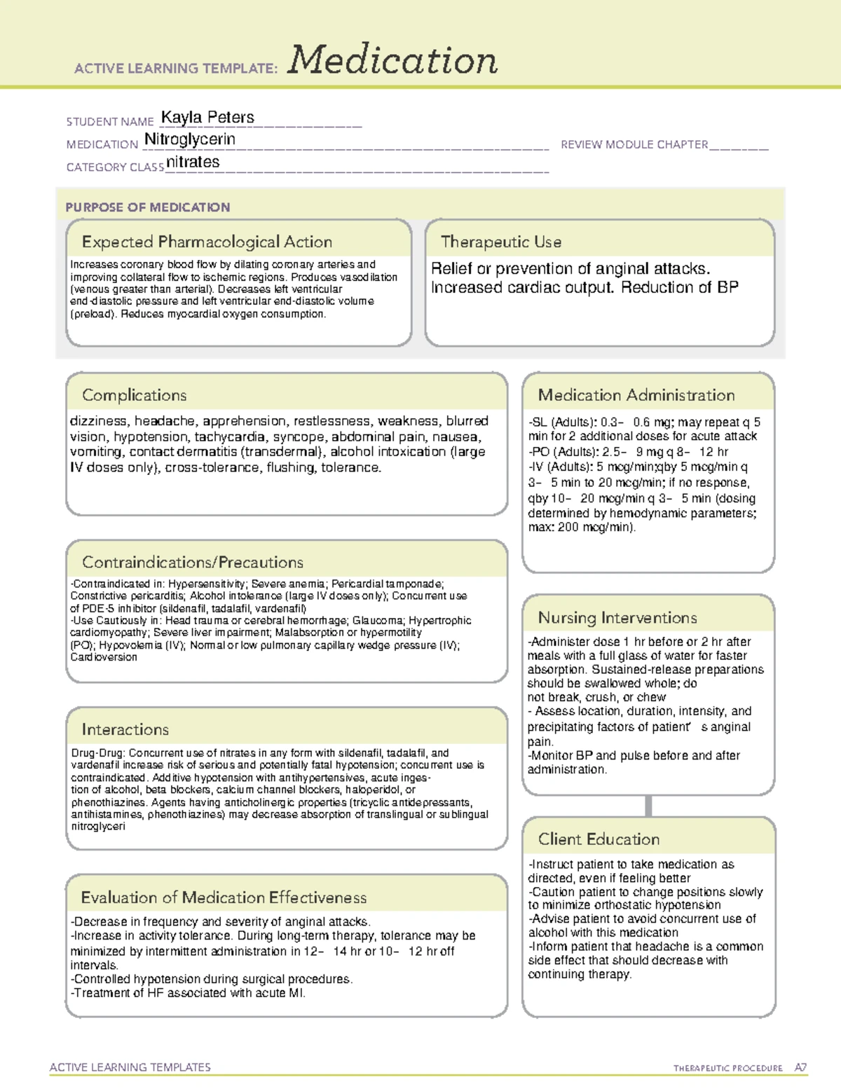 Recognizing Risks for Family Caregivers: Active Learning Template Guide ...
