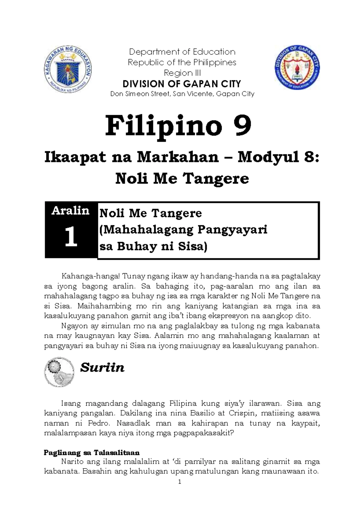 Q1 LE TLE-7 Lesson Exemplar: Understanding ICT Sectors & Careers - Studocu