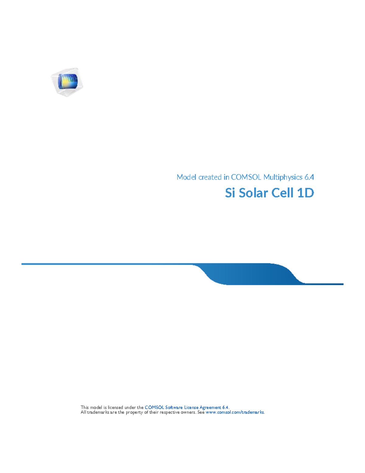 COMSOL 6.4 Tutorial: 1D Si Solar Cell Model Setup - Studocu