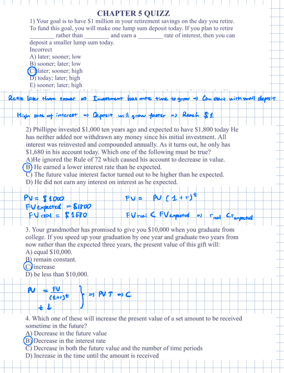 [CORP FIN] Chapter 5 Investment Growth and Interest Calculations - Studocu