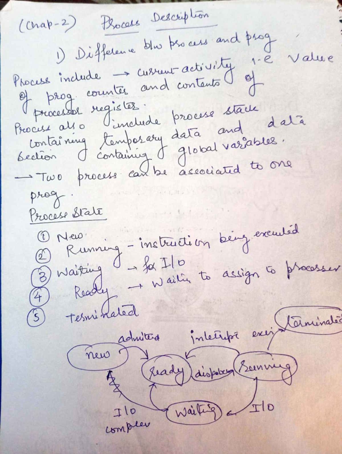 Operating System Unit 2: Process Management and Threads Overview - Studocu