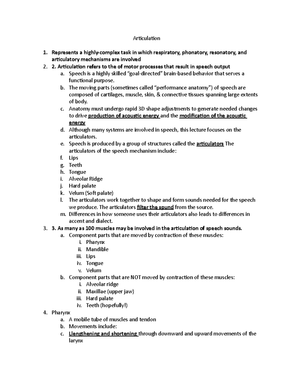 Articulation & Speech Sounds: Comprehensive Overview of Mechanisms ...
