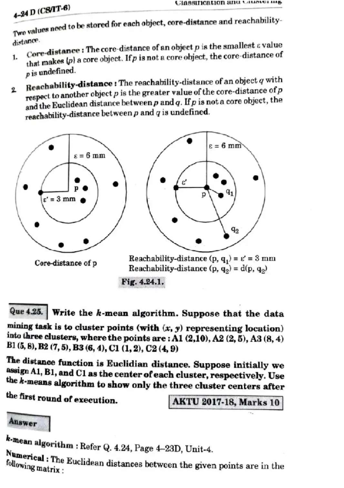 DMW QT-4 - Web technology notes - D Two values need to be stored for ...